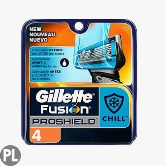 Gillette Fusion ProShield Mesjes Chill 4 stuks - Parfumswebwinkel